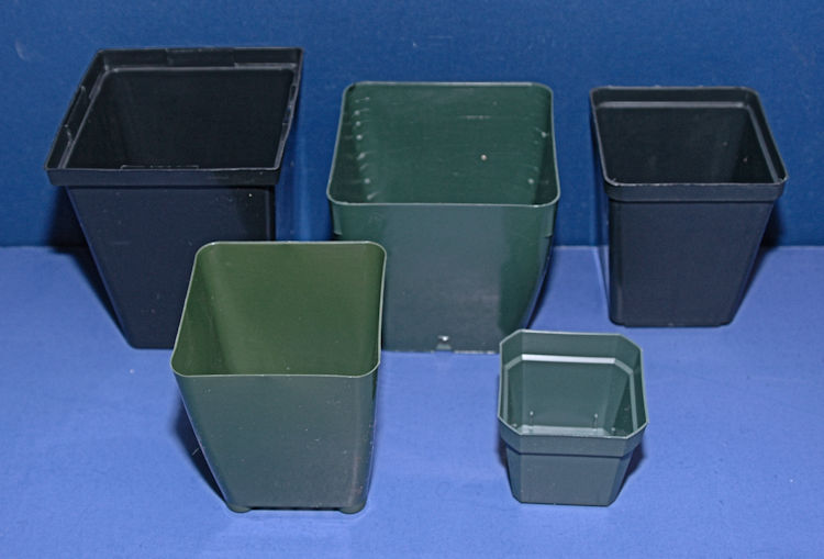 - Plastic Square Pots