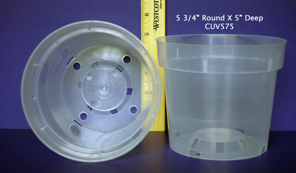 - See-Thru Round Standard Pots
